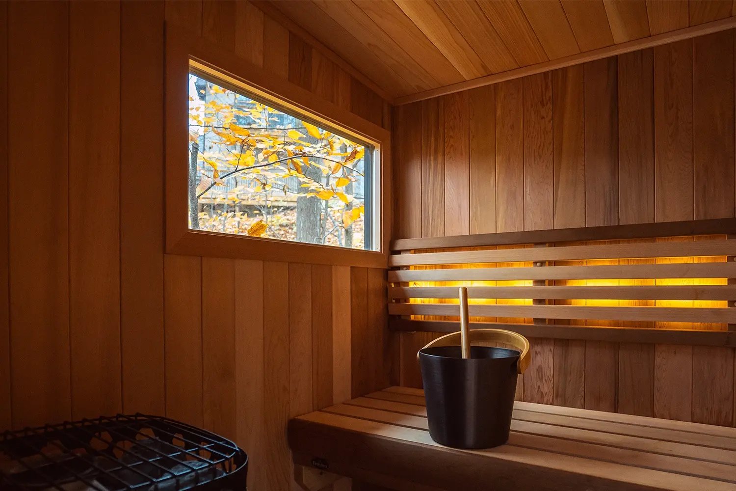 Custom Built Free-Standing Traditional Indoor Saunas, by Finnleo